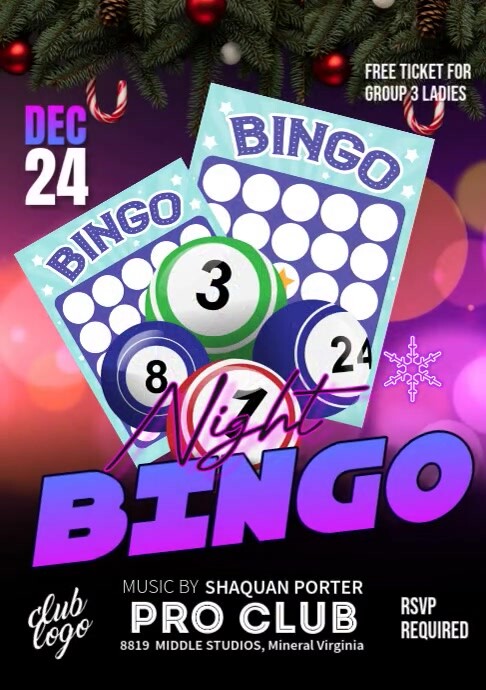 Bingo Night Poster Template | PosterMyWall