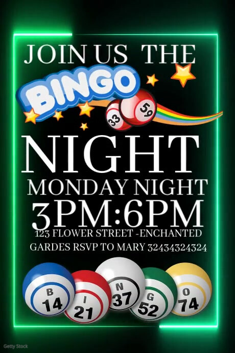 Bingo Night Poster Template | PosterMyWall