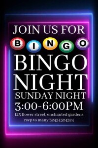 Bingo Night Poster Template | PosterMyWall