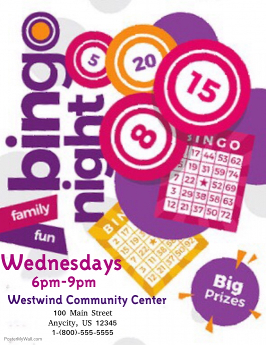 Bingo Night template | PosterMyWall