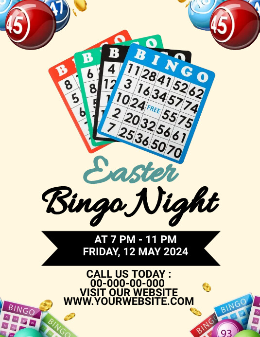 Bingo party flyer Template | PosterMyWall