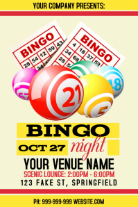 Bingo Poster Template | PosterMyWall