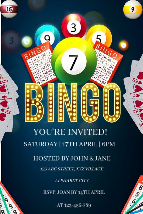 Copy of Bingo Poster | PosterMyWall