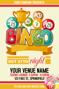 Bingo Template | PosterMyWall