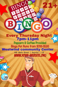 Bingo Event Flyer Template | PosterMyWall