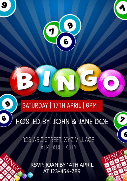 Copy of Bingo Posters | PosterMyWall