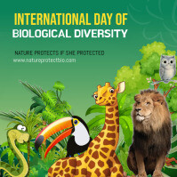 Biodiversity Banner 4X 6 Template | PosterMyWall