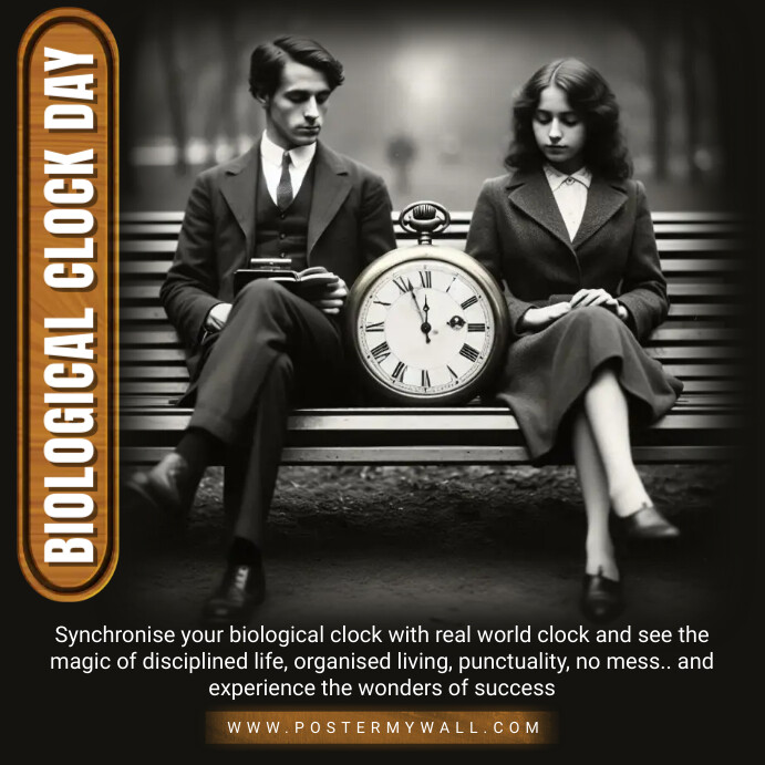 Biological Clock Day Template | PosterMyWall