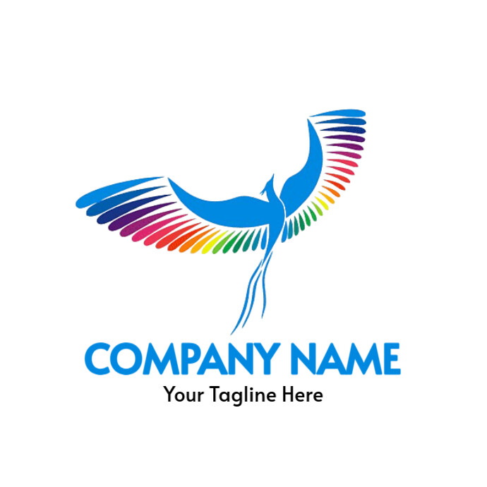 Bird Logo Template | All Color Bird Logo Design | Flying Bird Logo ...