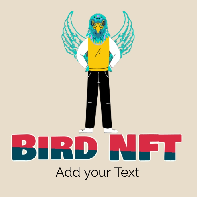 Bird nft design Template | PosterMyWall