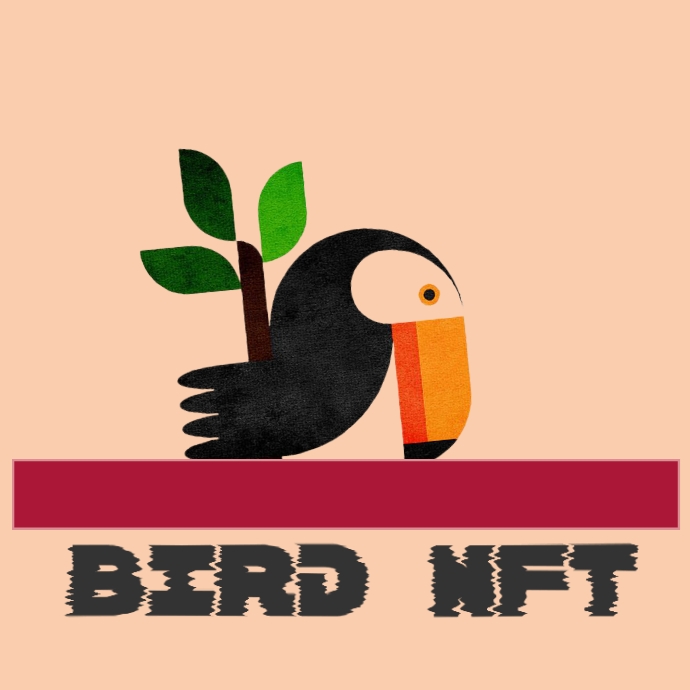 bird nft logo design Template | PosterMyWall