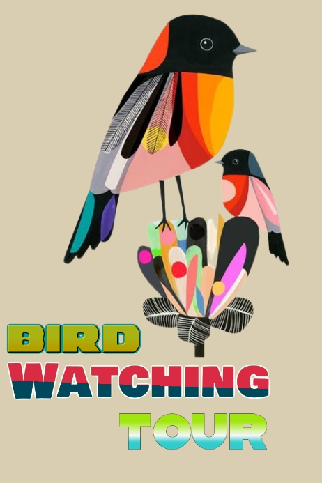 Bird poster Template | PosterMyWall