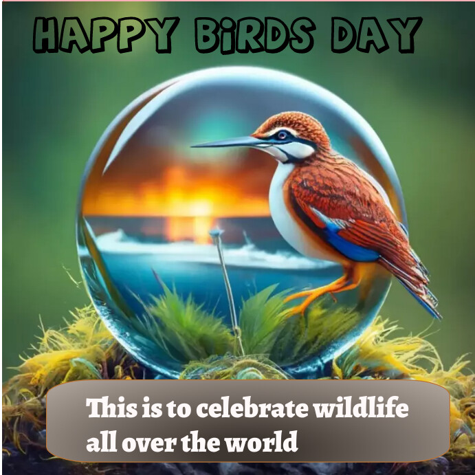 Birds' Day Celebration Template | PosterMyWall