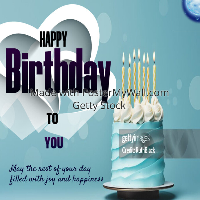 BIRHTDAY Template | PosterMyWall