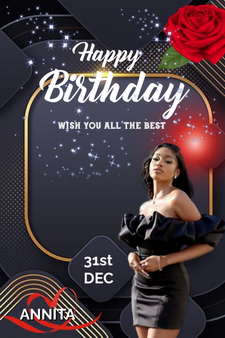 Plantilla de birth flyerr (1) | PosterMyWall