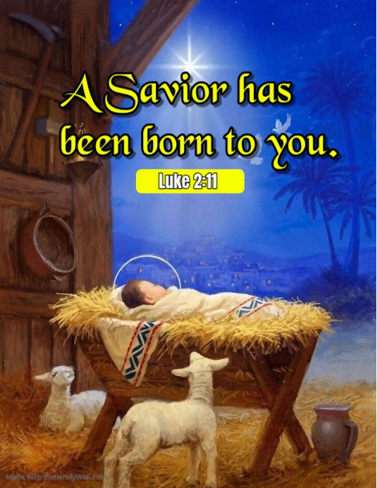 Birth of Christ Template | PosterMyWall