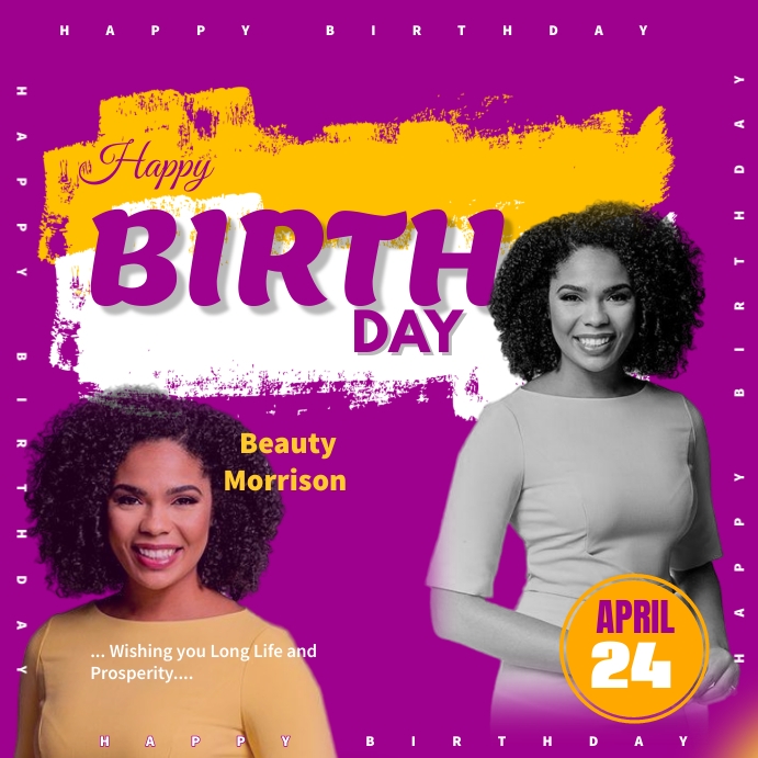 Copy of Birthday, birthday card, birthday event, birt | PosterMyWall