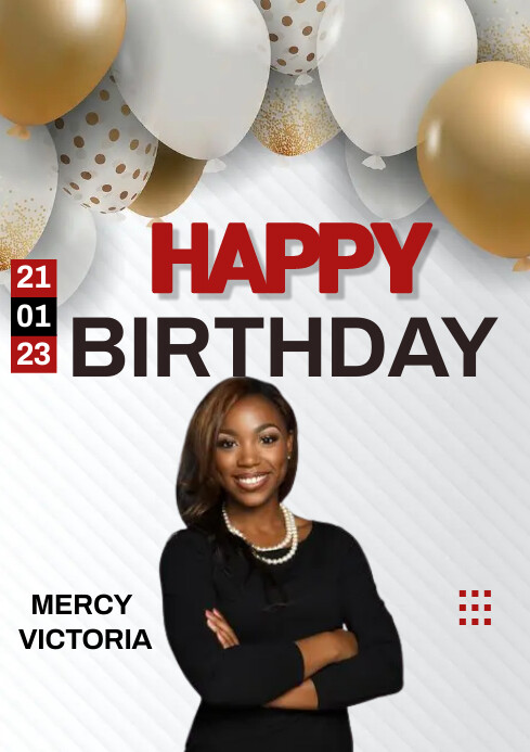 birthday, Happy birthday, birthday wishes, bi Template | PosterMyWall
