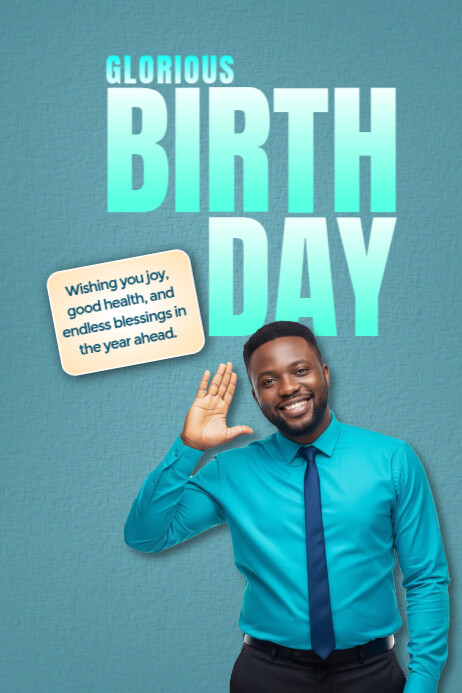 Birthday, happy birthday, glorious birthday, age with grace, plus 1 ...