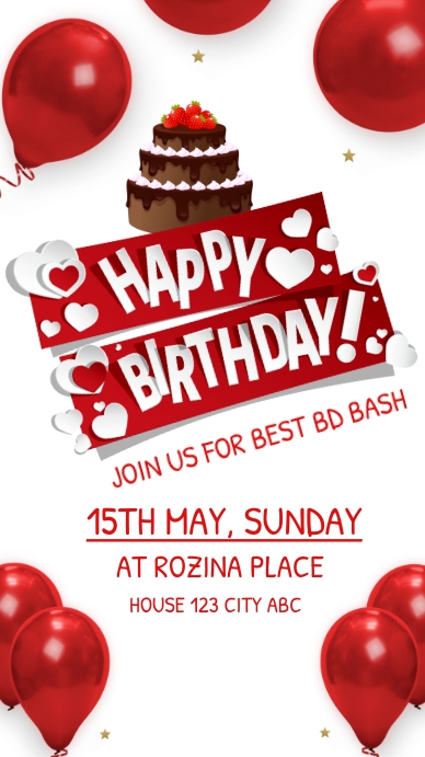 Birthday,event,party Template | PosterMyWall