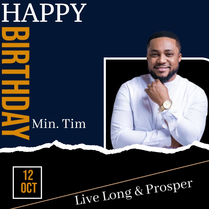 Birthday ( (2) Template | PosterMyWall