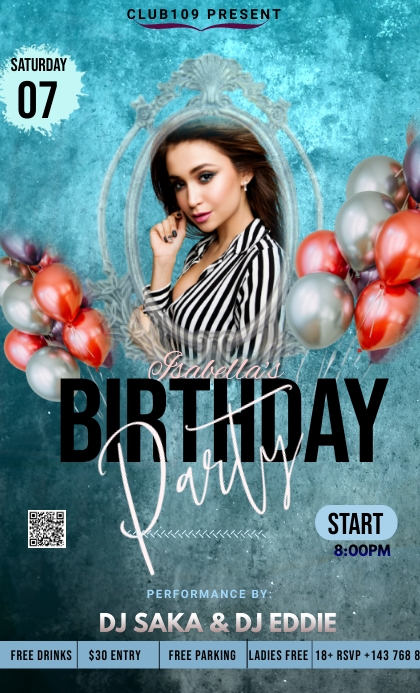 Birthday (1) Template | PosterMyWall
