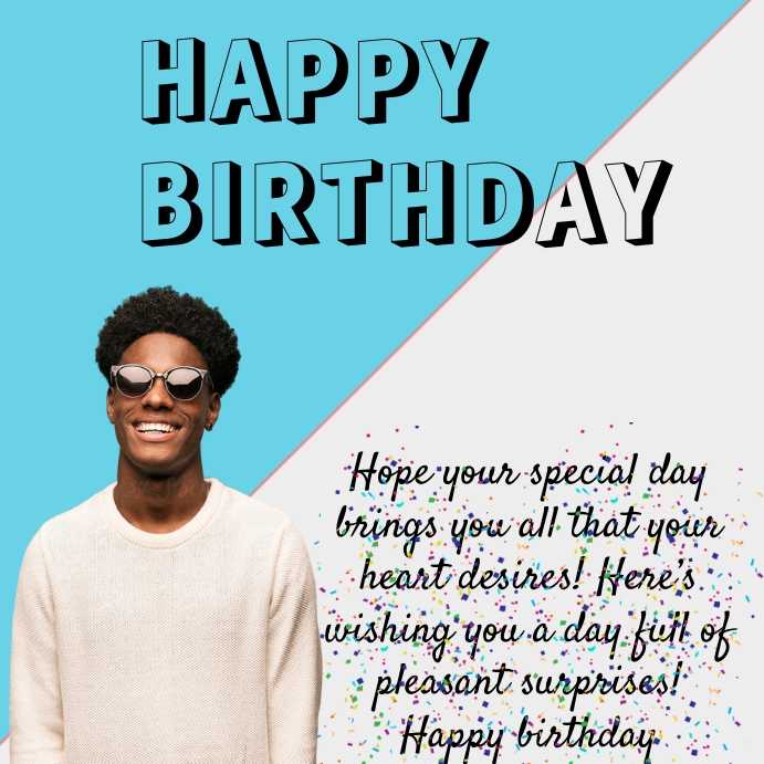 Birthday (1) Template | PosterMyWall