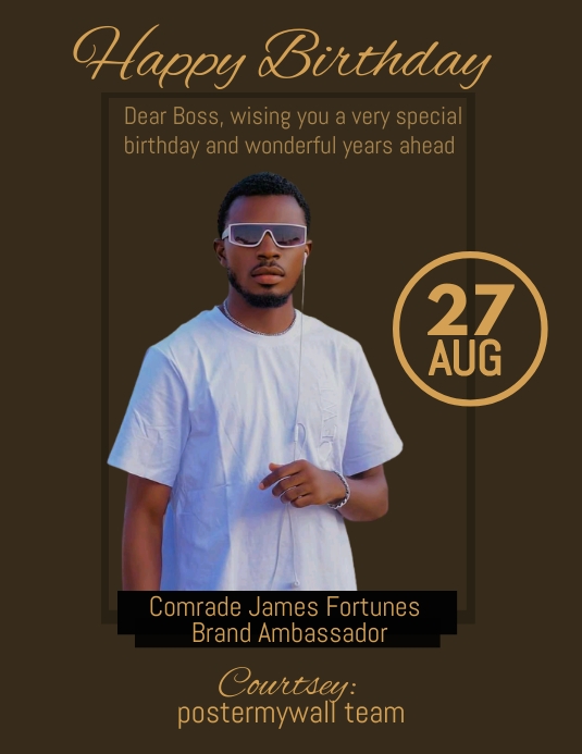 Plantilla de birthday (1) | PosterMyWall
