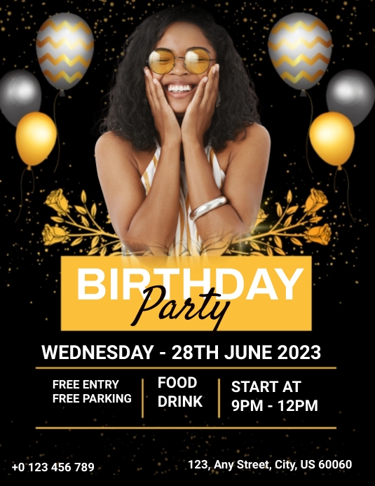Birthday (10) Template | PosterMyWall