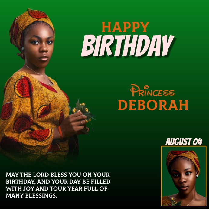 BIRTHDAY (2) Template | PosterMyWall
