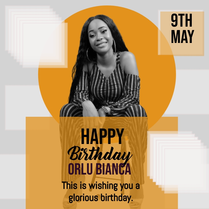 BIRTHDAY (2) Template | PosterMyWall