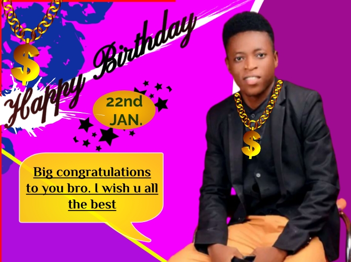 Birthday (2) Template | PosterMyWall