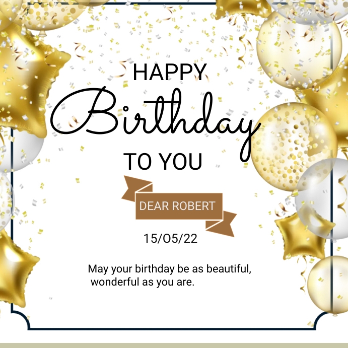 BIRTHDAY (2) Template | PosterMyWall