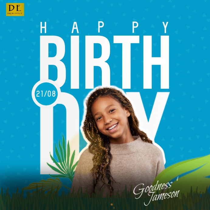 BIRTHDAY (2) Template | PosterMyWall