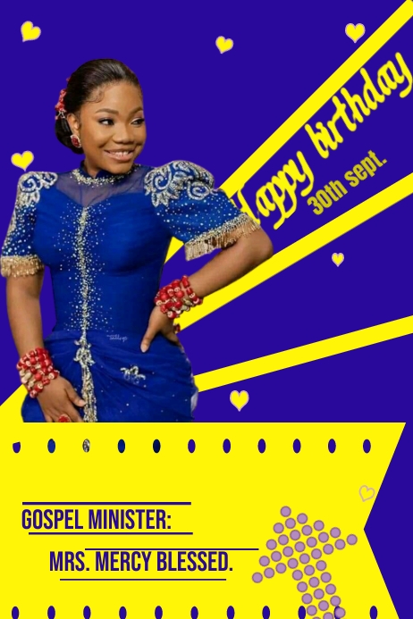Birthday (42) Template | PosterMyWall