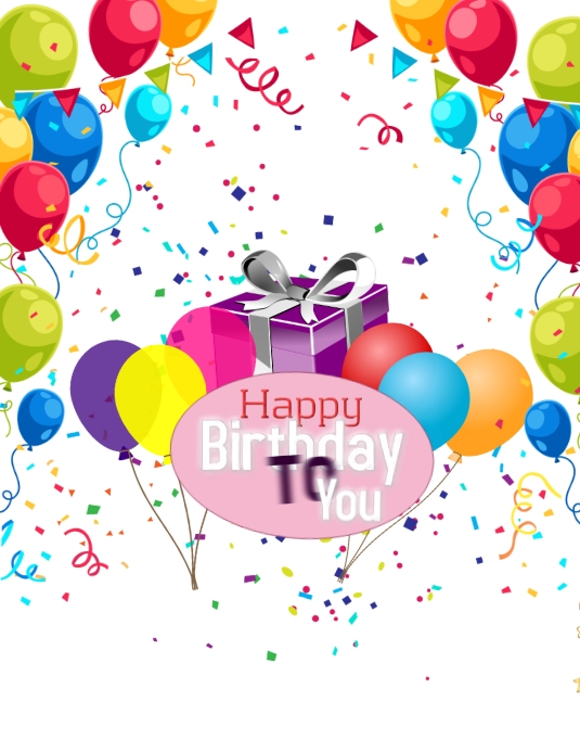 Birthday (5) Template | PosterMyWall