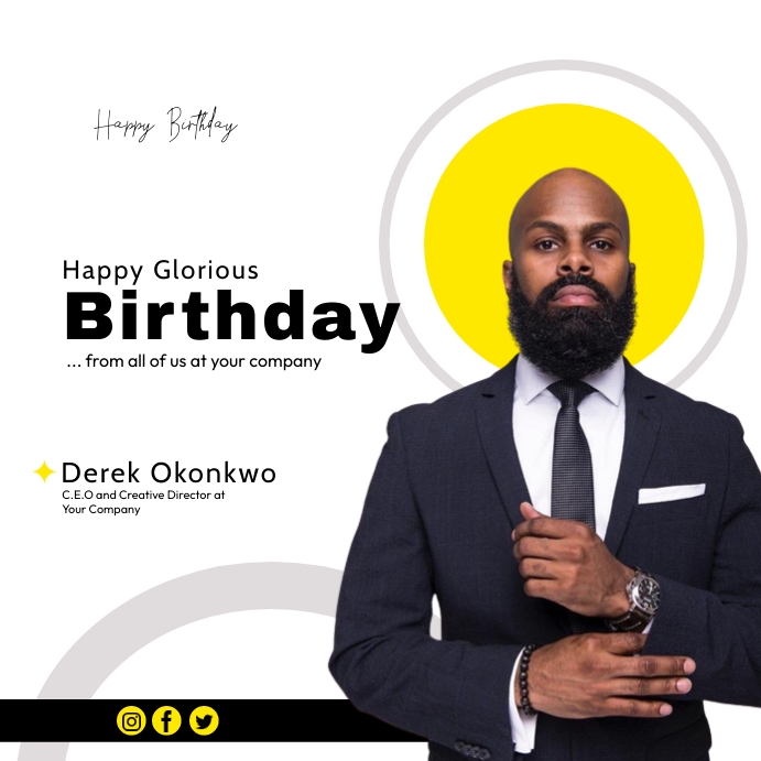 Birthday (5) Template | PosterMyWall