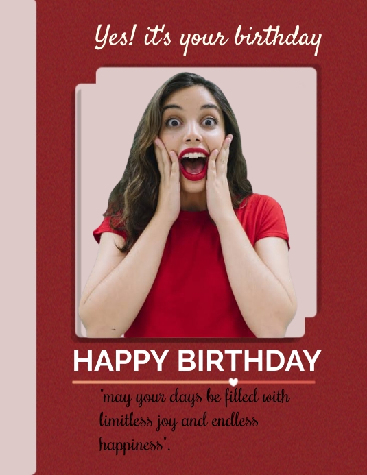 Birthday (5) Template | PosterMyWall