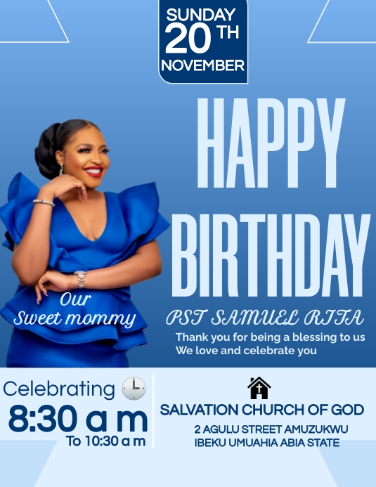 Birthday (65) Template | PosterMyWall