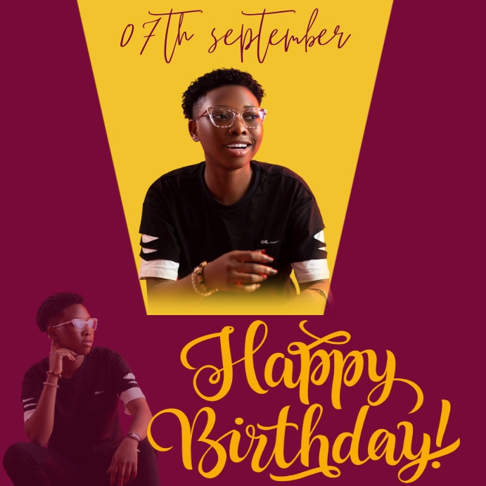 Birthday (7) Template | PosterMyWall
