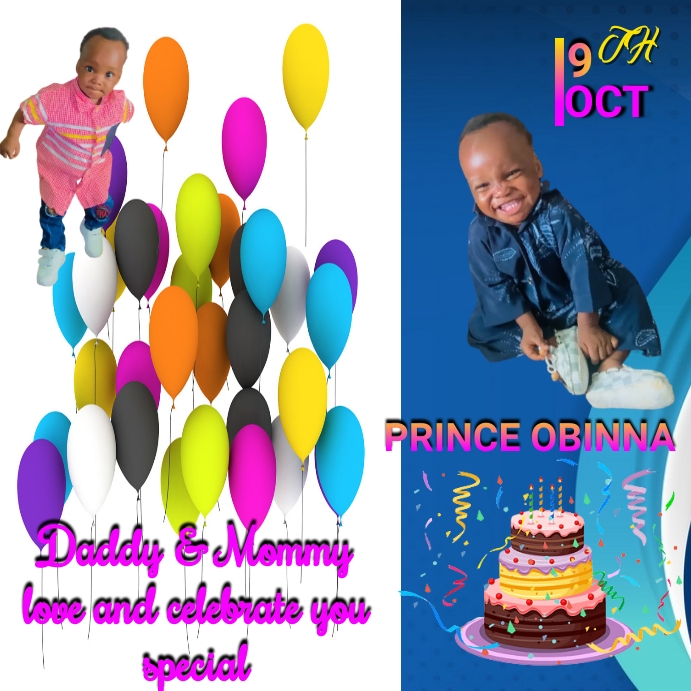 Birthday (7) Template | PosterMyWall