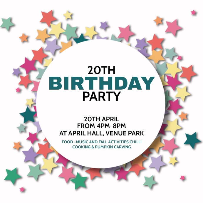 Birthday 5 Template | PosterMyWall