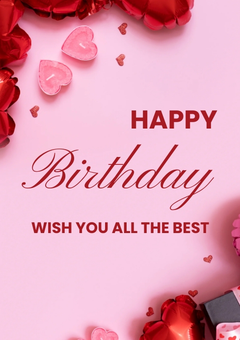 Birthday A4 Template | PosterMyWall