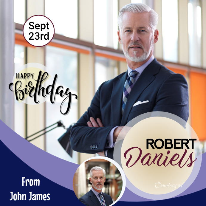 Birthday ad Template | PosterMyWall