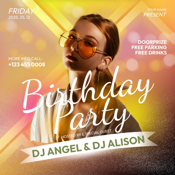 Birthday Ad Template | PosterMyWall