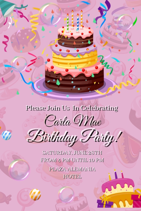 Birthday Ads Template | PosterMyWall