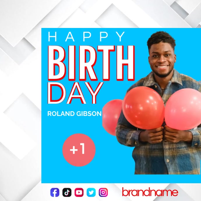 birthday animation poster template | PosterMyWall