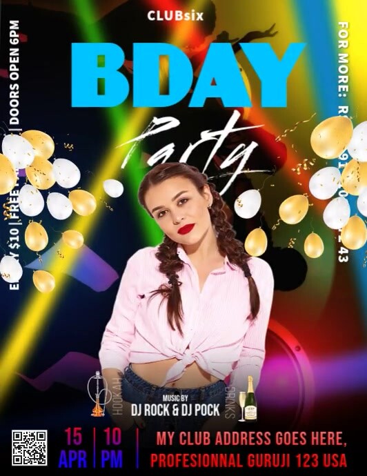 birthday announcement, Template | PosterMyWall
