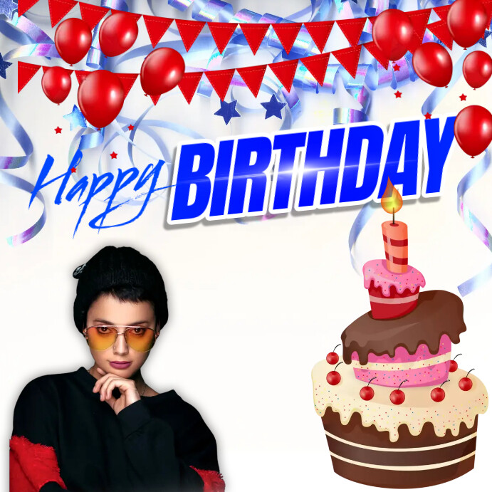 birthday announcement Template | PosterMyWall