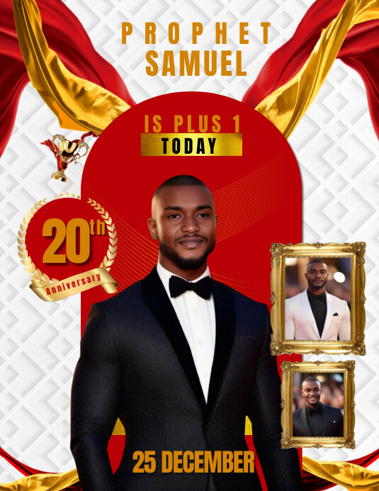 Birthday Announcement For Pastor Template | PosterMyWall